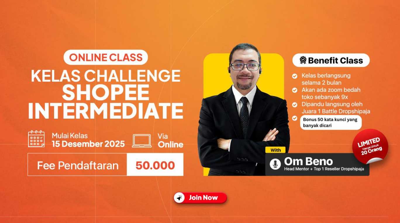 SHOPEE CHALLENGE INTERMEDIATE CLASS